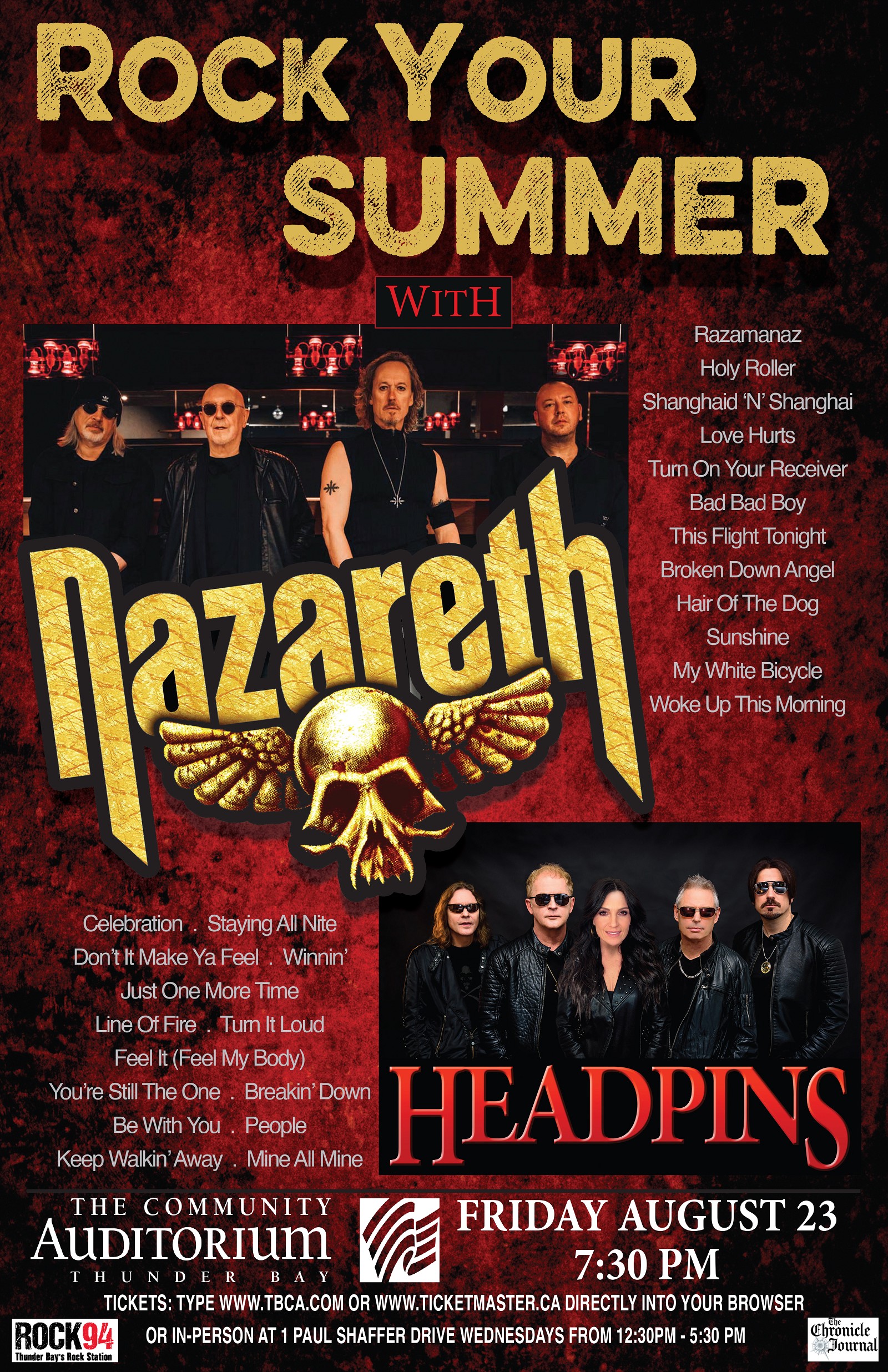 Thunder Bay Community Auditorium - upcoming concerts, events, Thunder ...